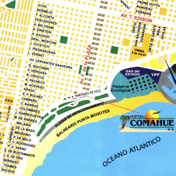 Hotel Comahue - Frente a las playas de Punta Mogotes y a metros del ...